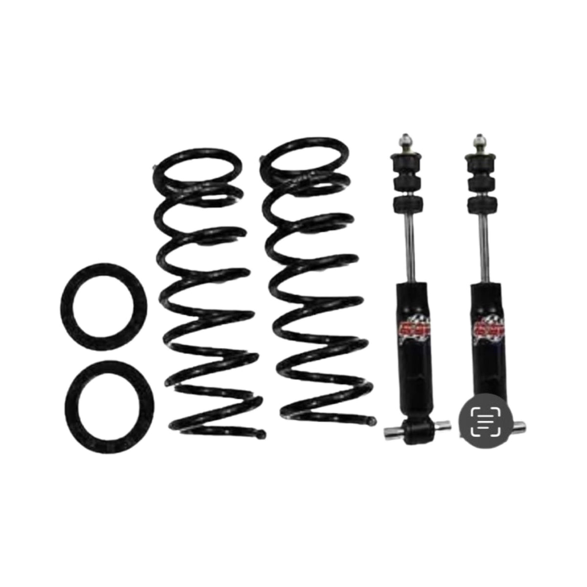 Mustang 2 Front Coil Spring 350 LB. Spring Rate with Gas Charged Shock