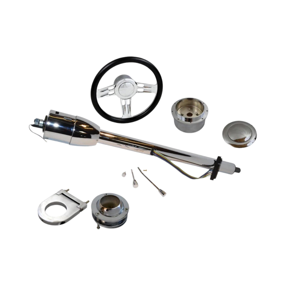 GM Aftermarket Chrome 28" Steering Column Complete Kit